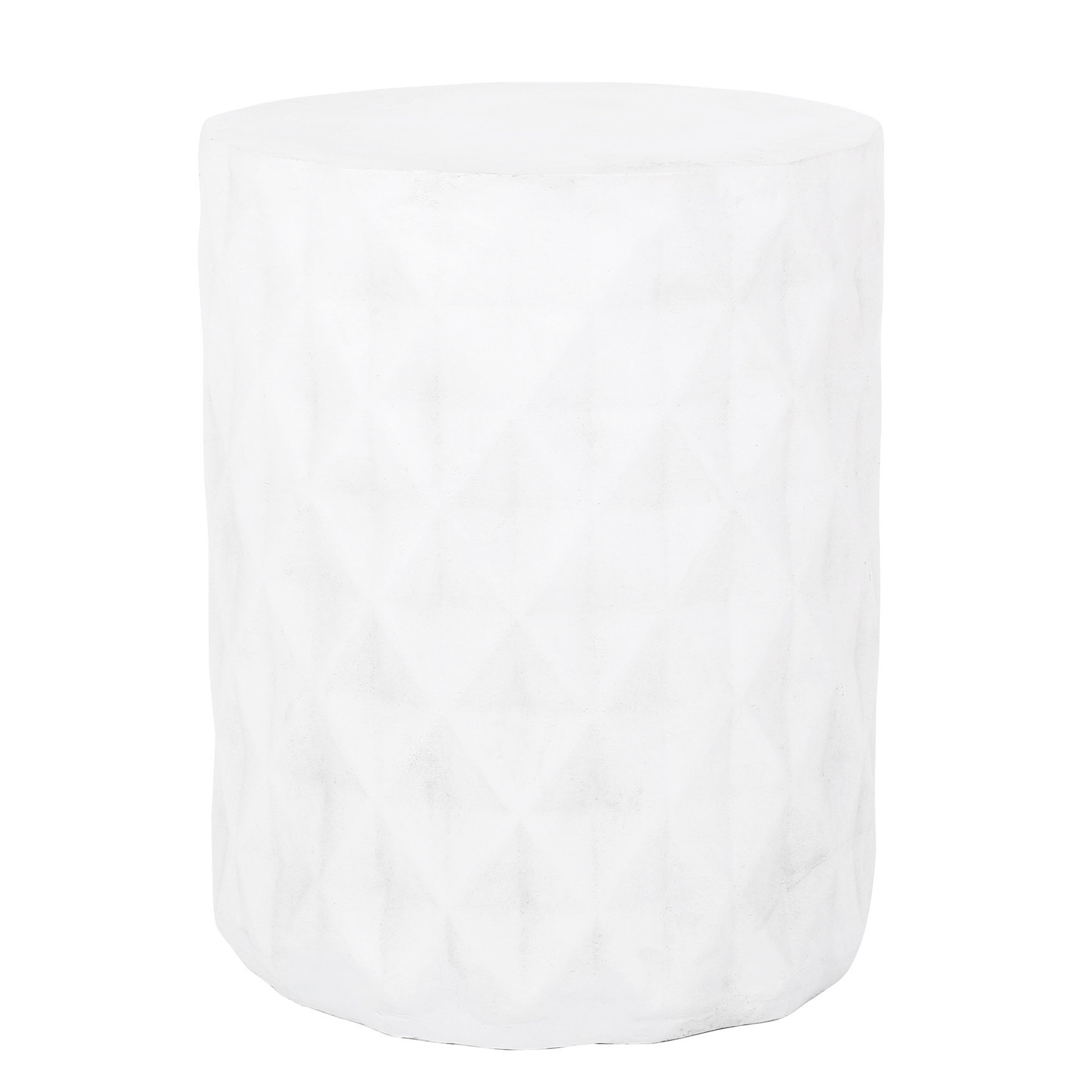 Dovecove Lightweight Concrete Accent Table, Geometric Dimension ...