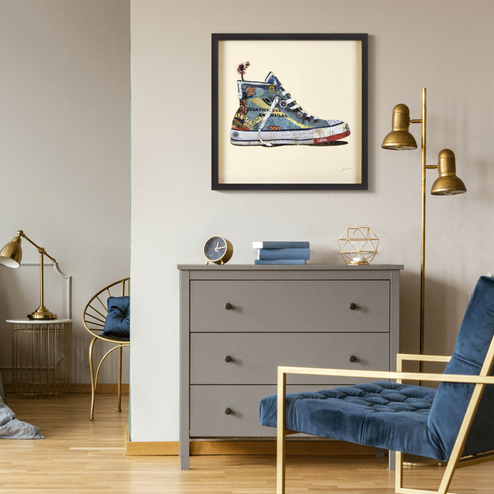 Latitude Run® 'High Top Sneaker' Graphic Art Print | Wayfair
