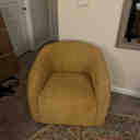 Ivy Bronx Kiptin 31.7'' W Upholstered Modern Comfort 360 Degree Swivel ...