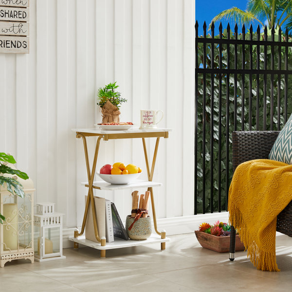 Trent Austin Design® Pihu 25.6" Tall X-End Table - Wayfair Canada