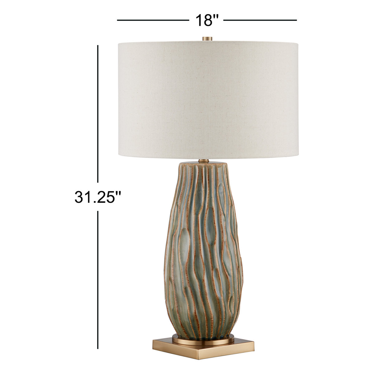 Currey & Company Water-Borne Table Lamp | Perigold