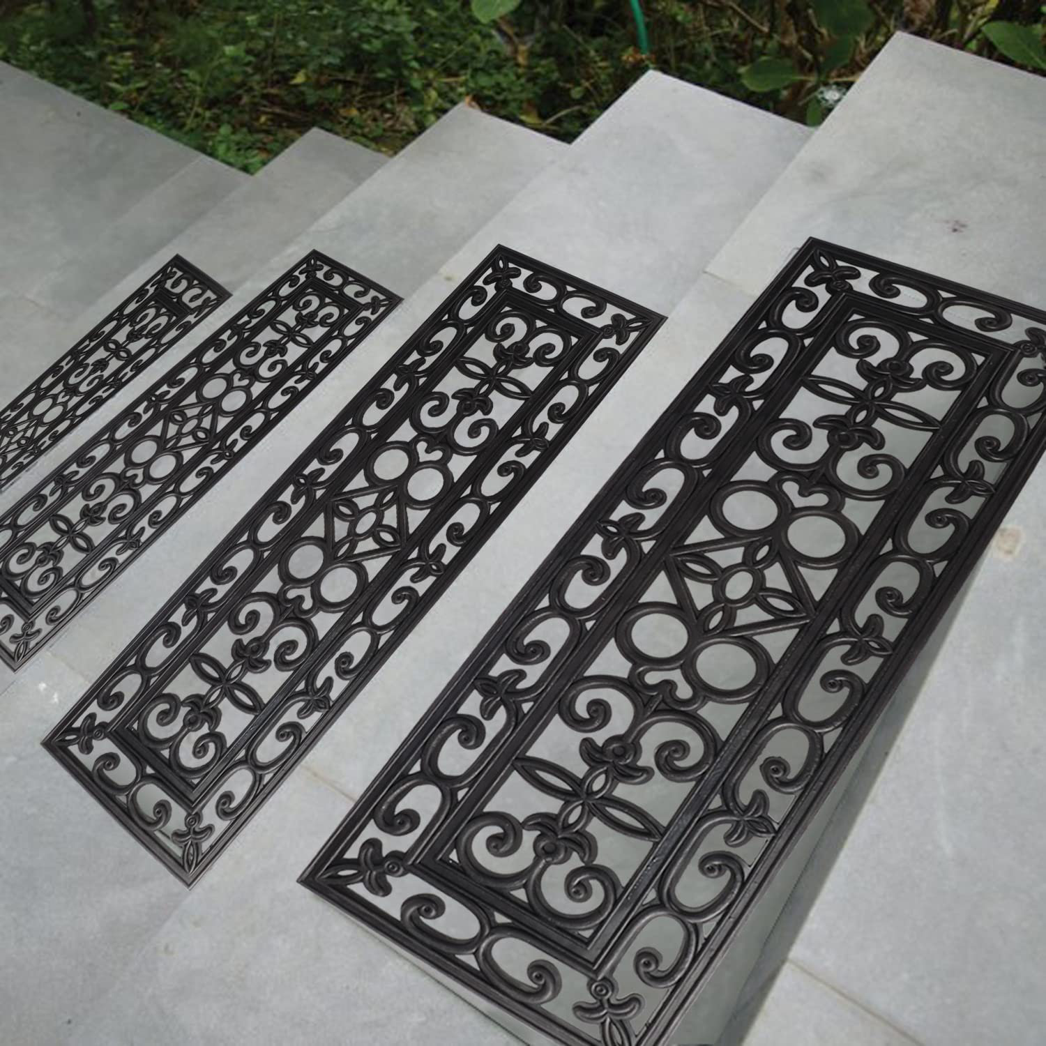 Ebern Designs Rubber Stair Mats, 5-Pack, Garden Step Mats | Wayfair.co.uk