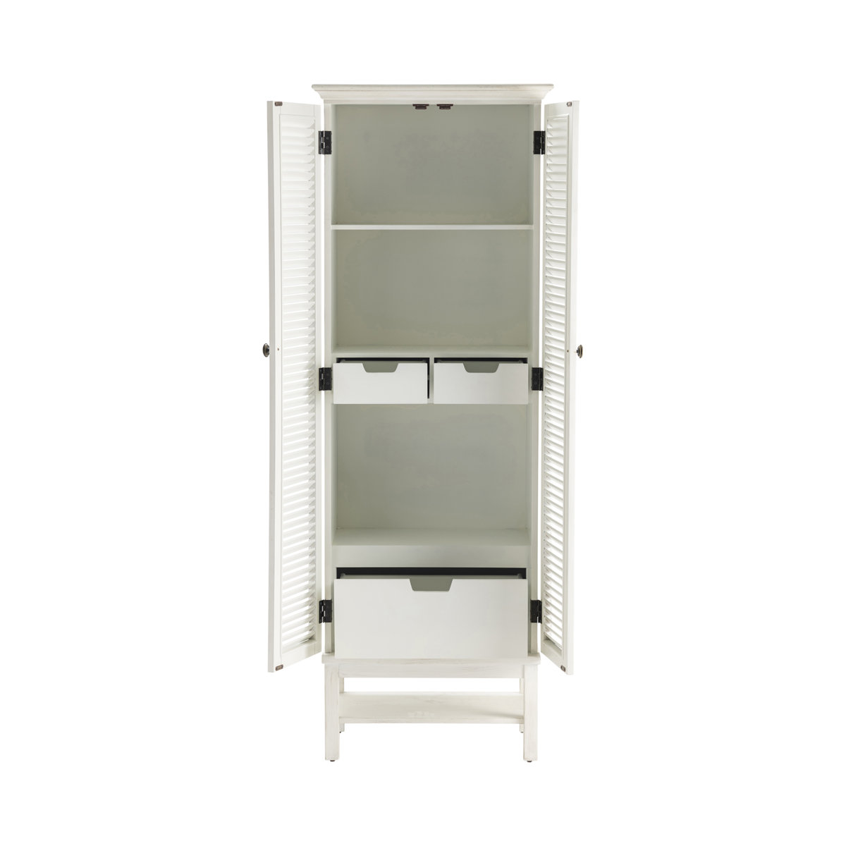 Sand & Stable™ Atlas Louvered Armoire | Wayfair