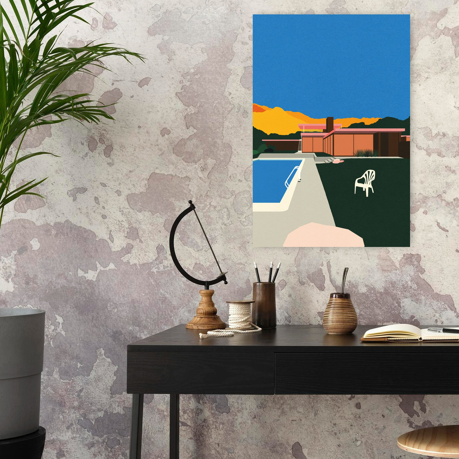 George Oliver Contemporary Art Colorful Modern Abstract Architecture ...