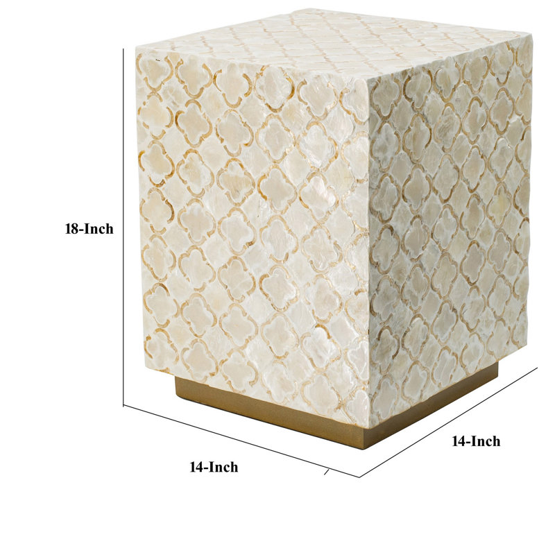 Red Barrel Studio® Keymar Block End Table | Wayfair