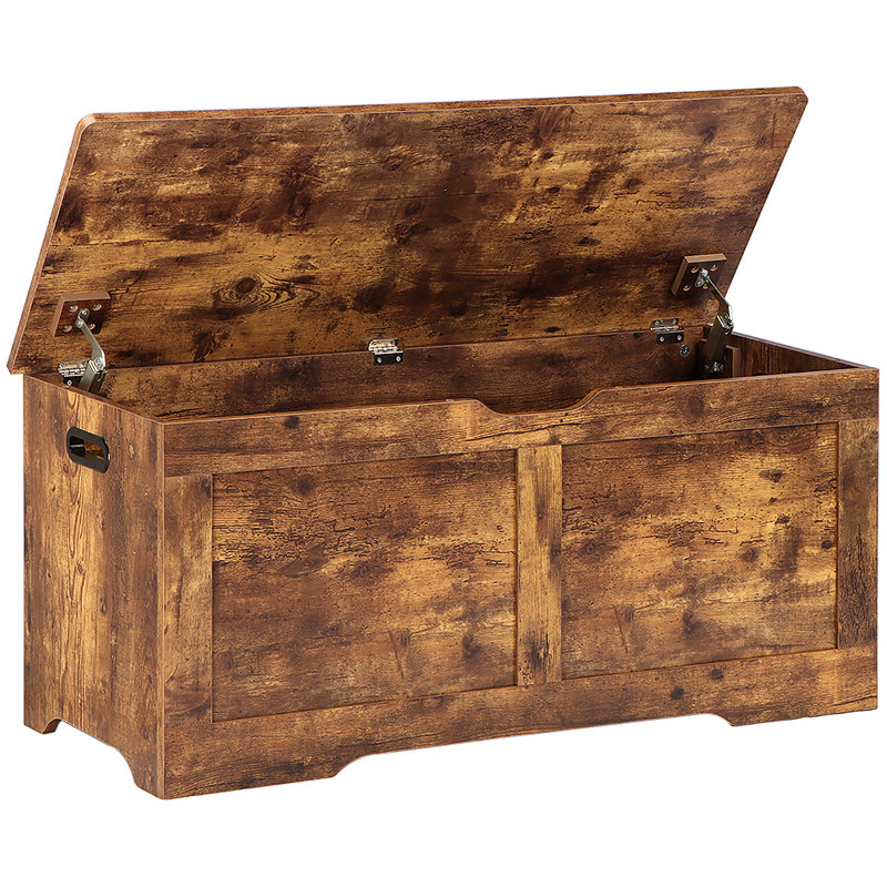 Millwood Pines Varuna Manufactured Wood Vintage Trunk & Reviews | Wayfair