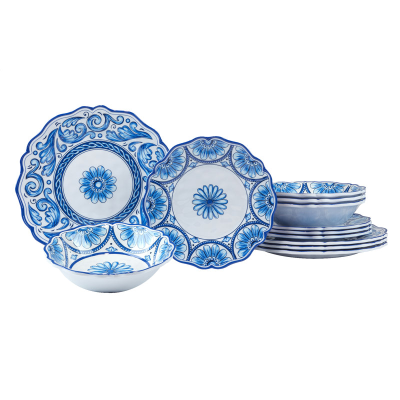Certified International Veranda Melamine 12 pc Dinnerware Set | Wayfair