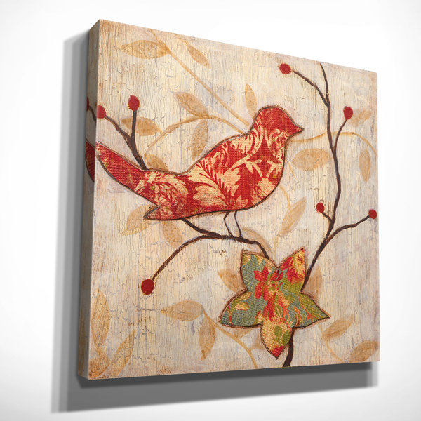 World Menagerie Premium 'Song Bird I Revisited' by Eugene Tava Painting ...