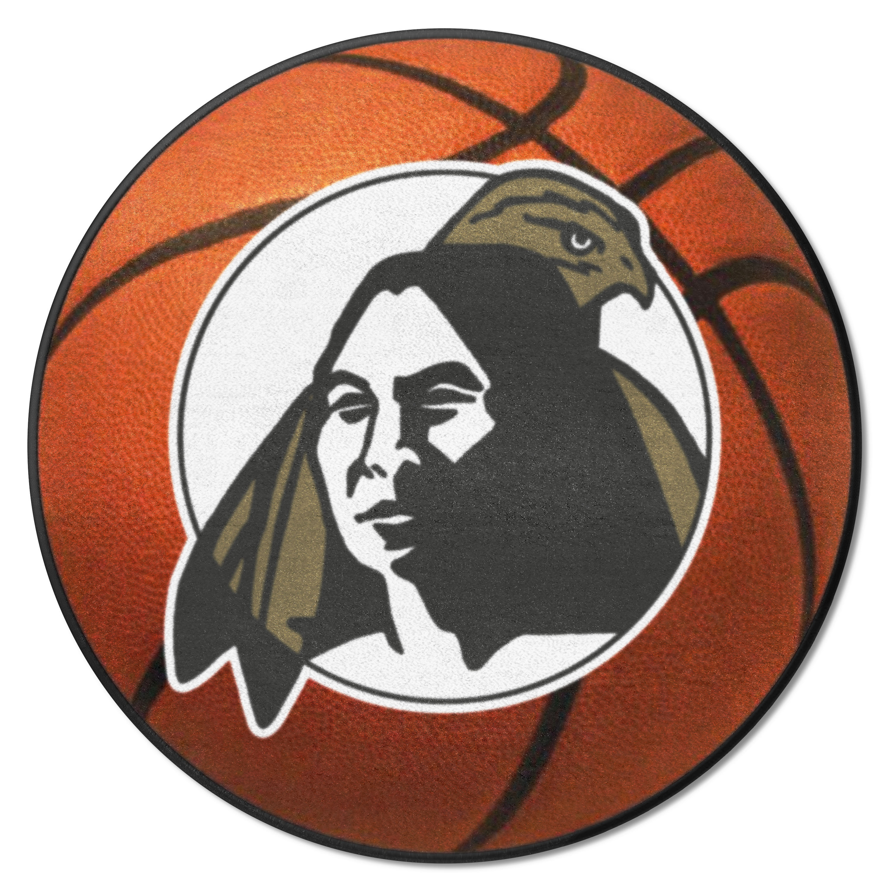 FANMATS UNC Pembroke_UNC Pembroke Braves Basketball Rug - 27In ...