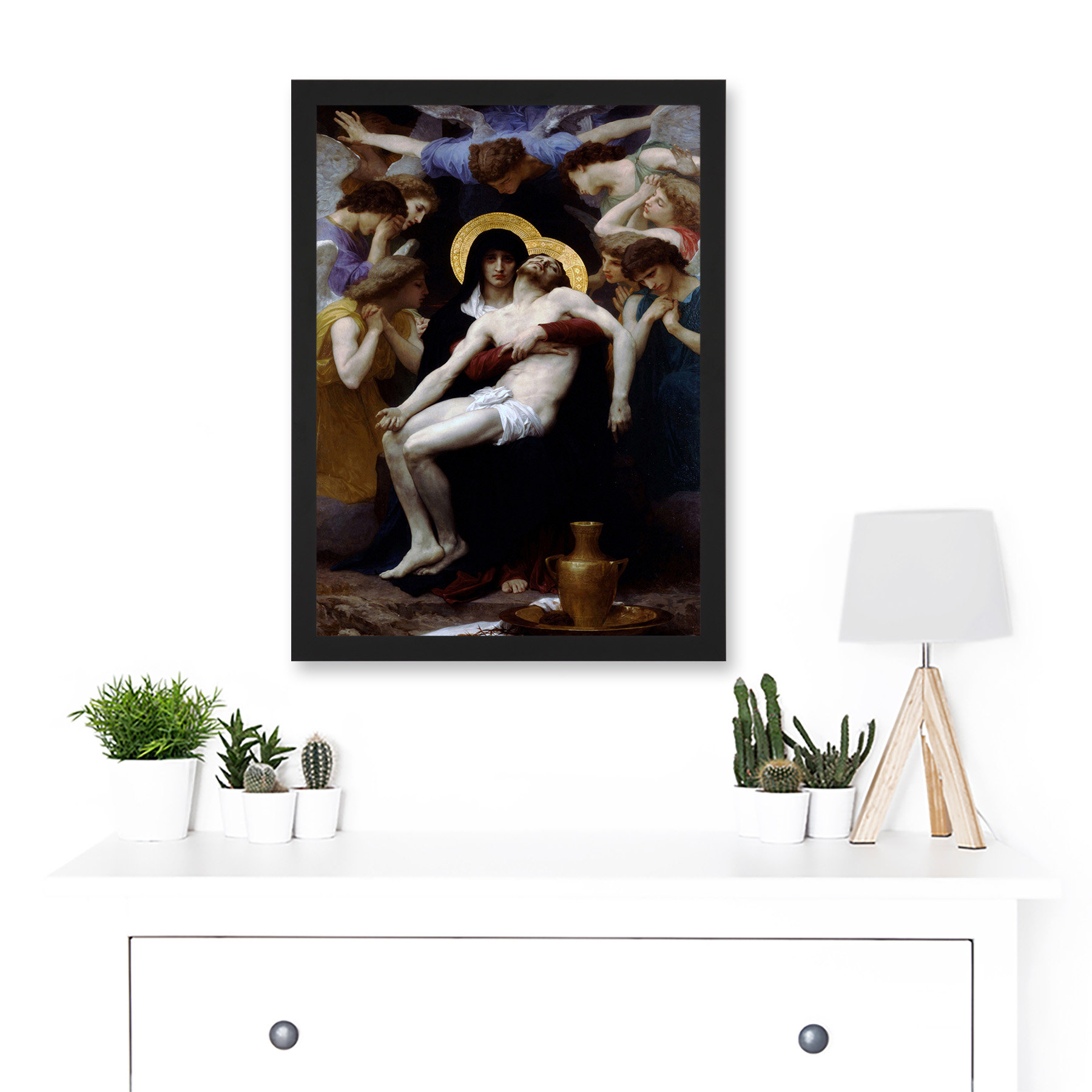 Astoria Grand William Adolphe Bouguereau Pieta Jesus Mary Christian ...