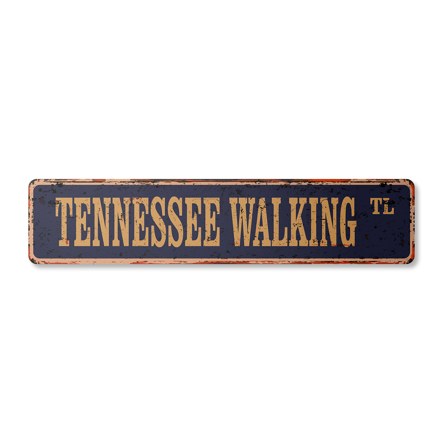 SignMission Tennessee Street Sign Aluminum 4" X 18" | Wayfair