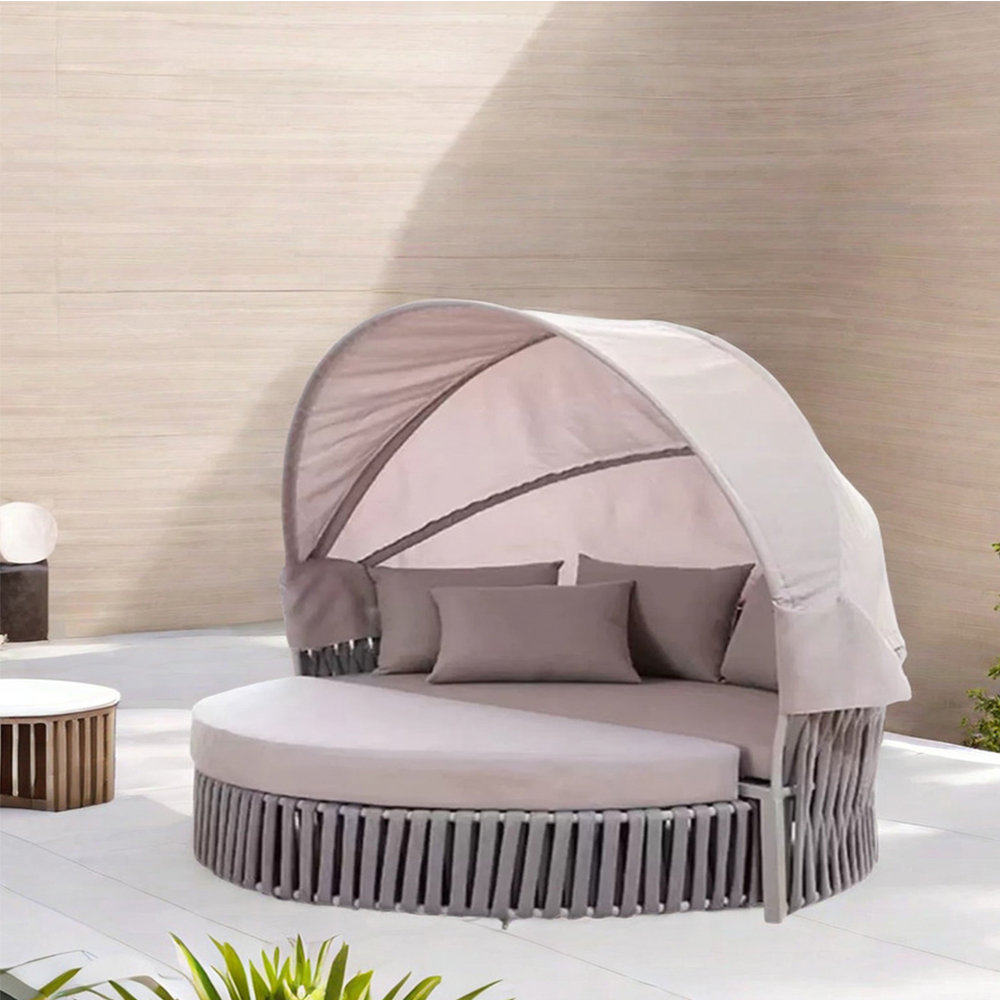 Elegance Furnishings Leisure Patio Daybed 70.87'' Fabric Outdoor Patio ...