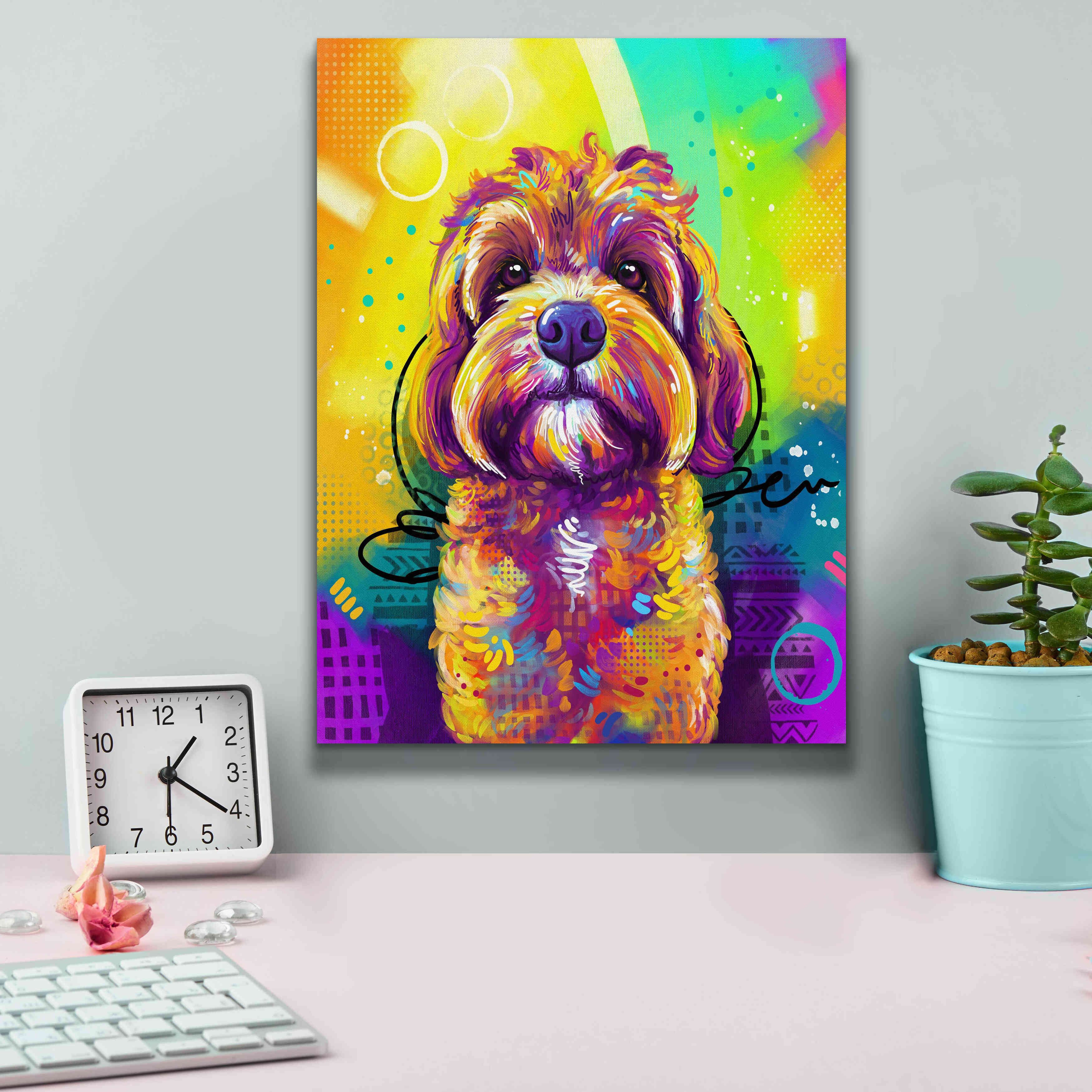 Red Barrel Studio® Pop Art Cavipoo by Furbaby Affiliates - Wrapped ...