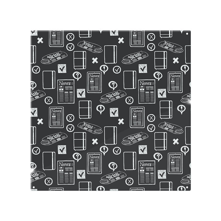 Ivy Bronx Press And Media Symbols Splash Back | Wayfair.co.uk