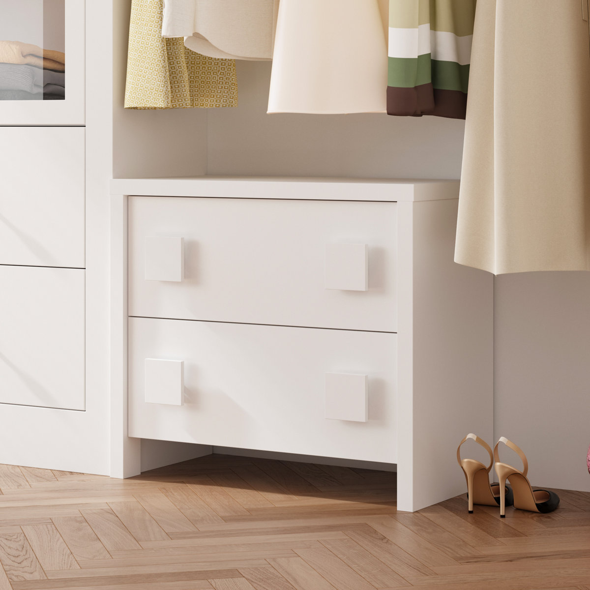 Latitude Run® White Closet Drawer | Wayfair