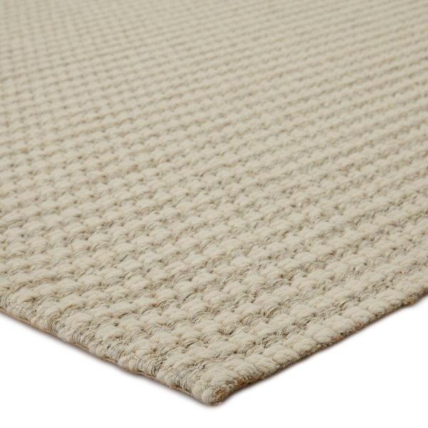 Joss & Main Alton Striped Handwoven Sisal/Wool Cream Area Rug & Reviews ...