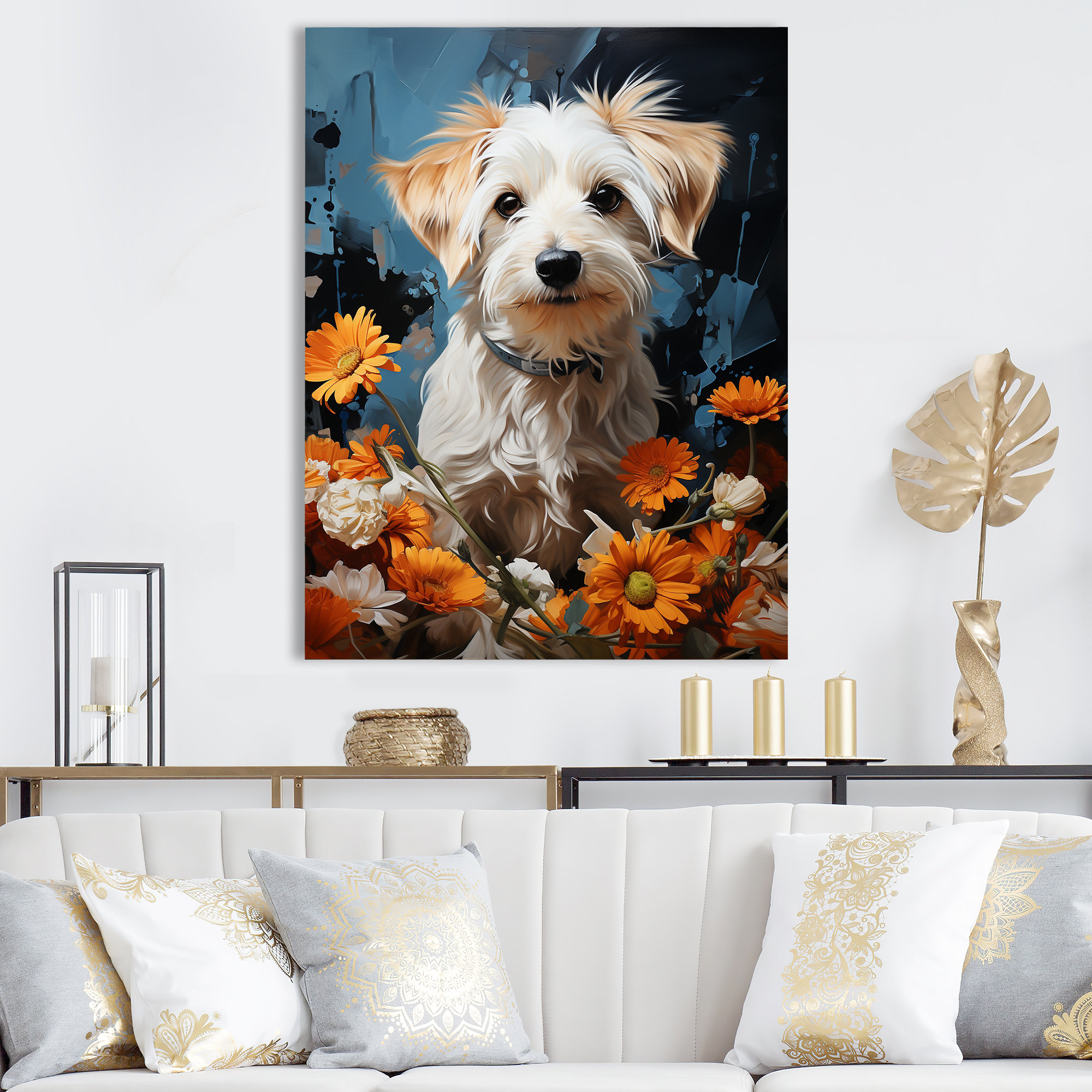 Design Art Popping Dog Portrait - Animals Wall Art Prints_105831 ...