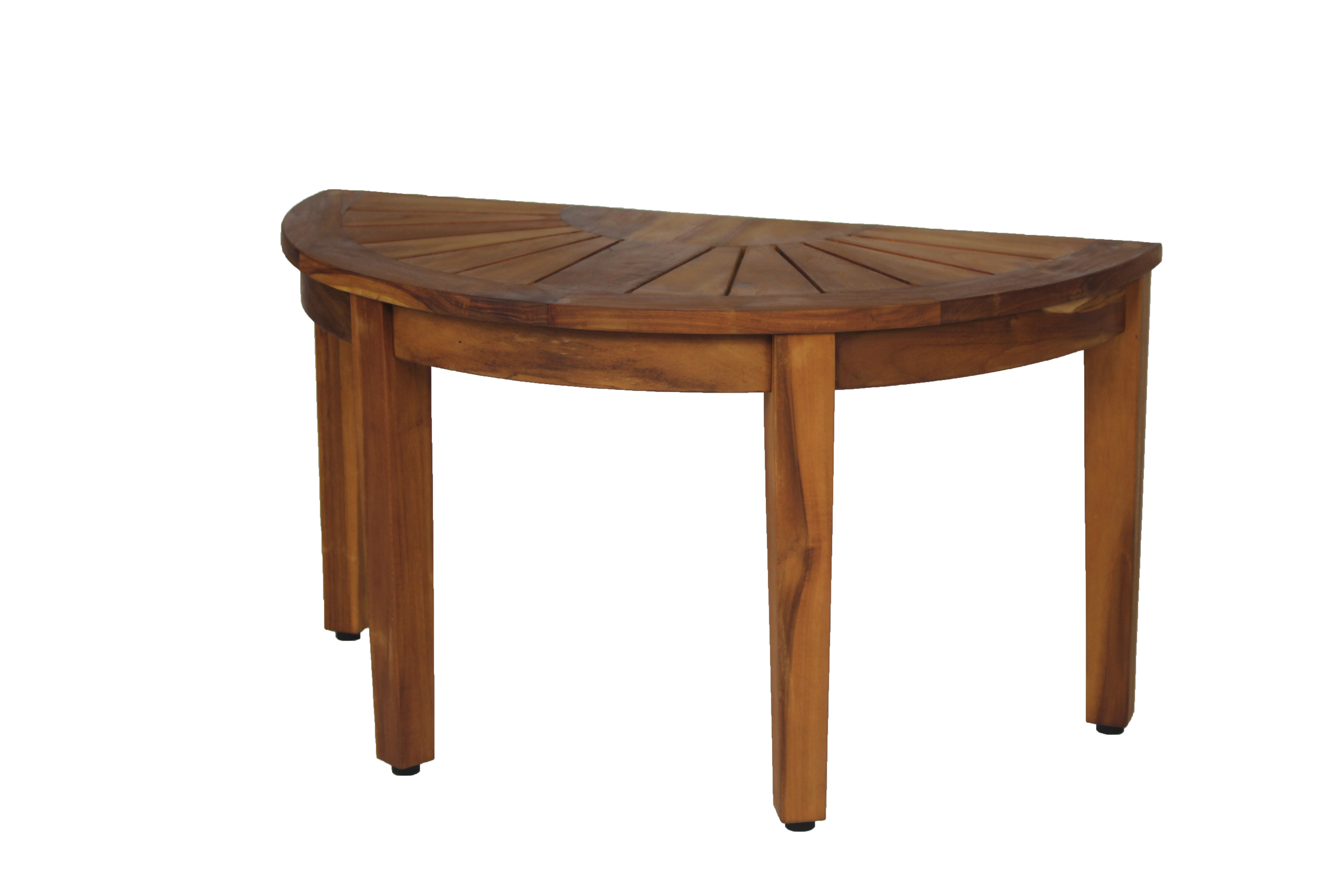 Aqua Teak Half Moon Shower Seat | Wayfair