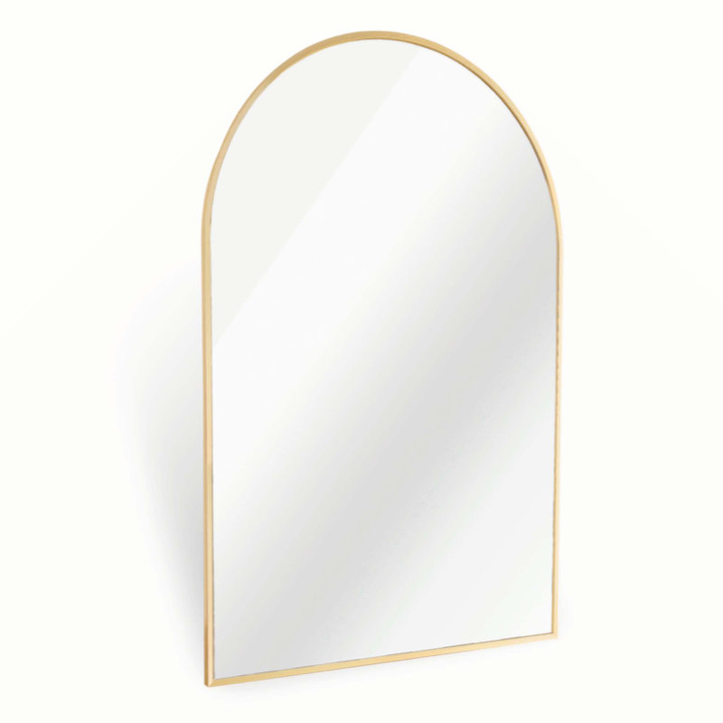 Fleur De Lis Living 24*36IN Metal Arch Mirror | Wayfair