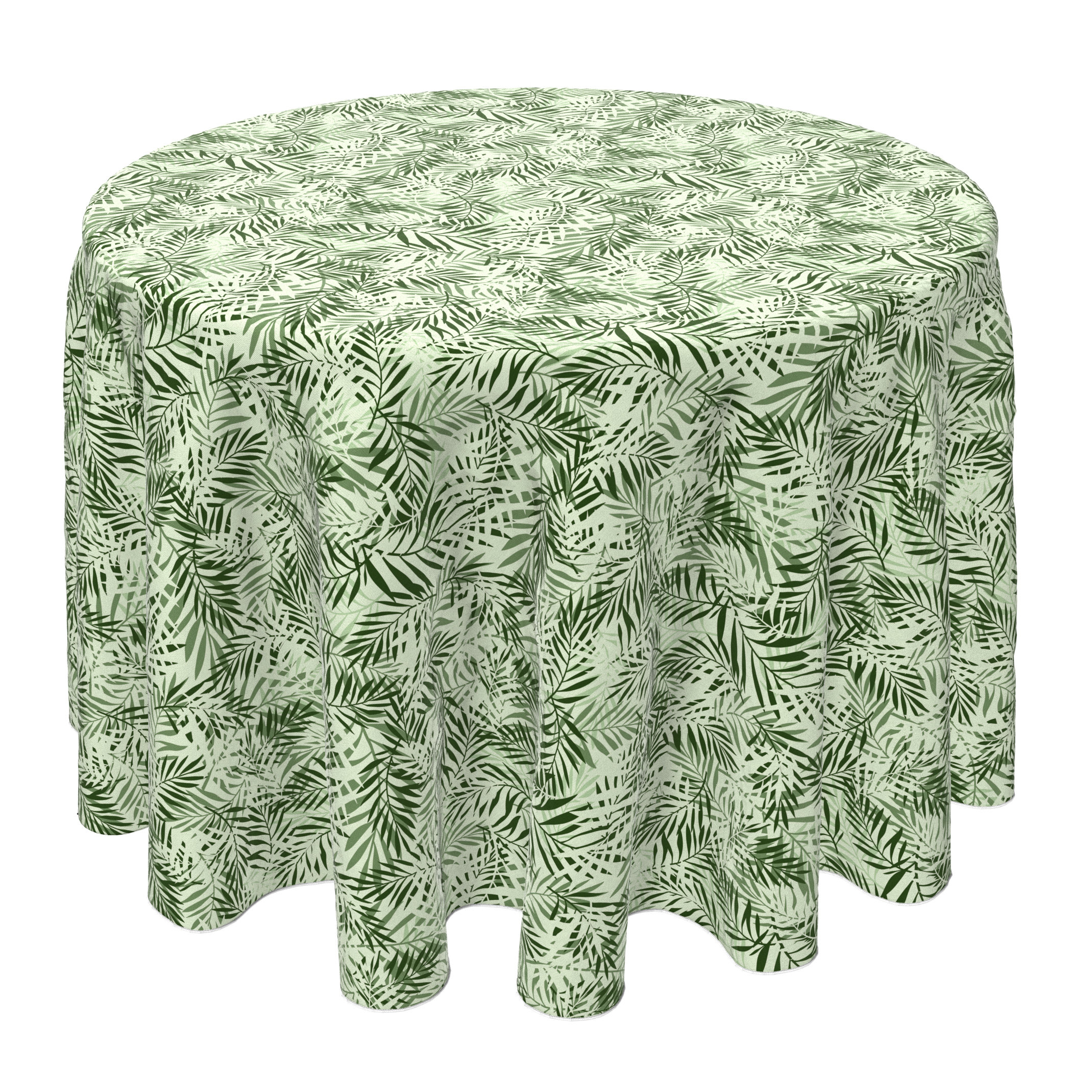 East Urban Home Round Floral Cotton Twill Tablecloth | Wayfair