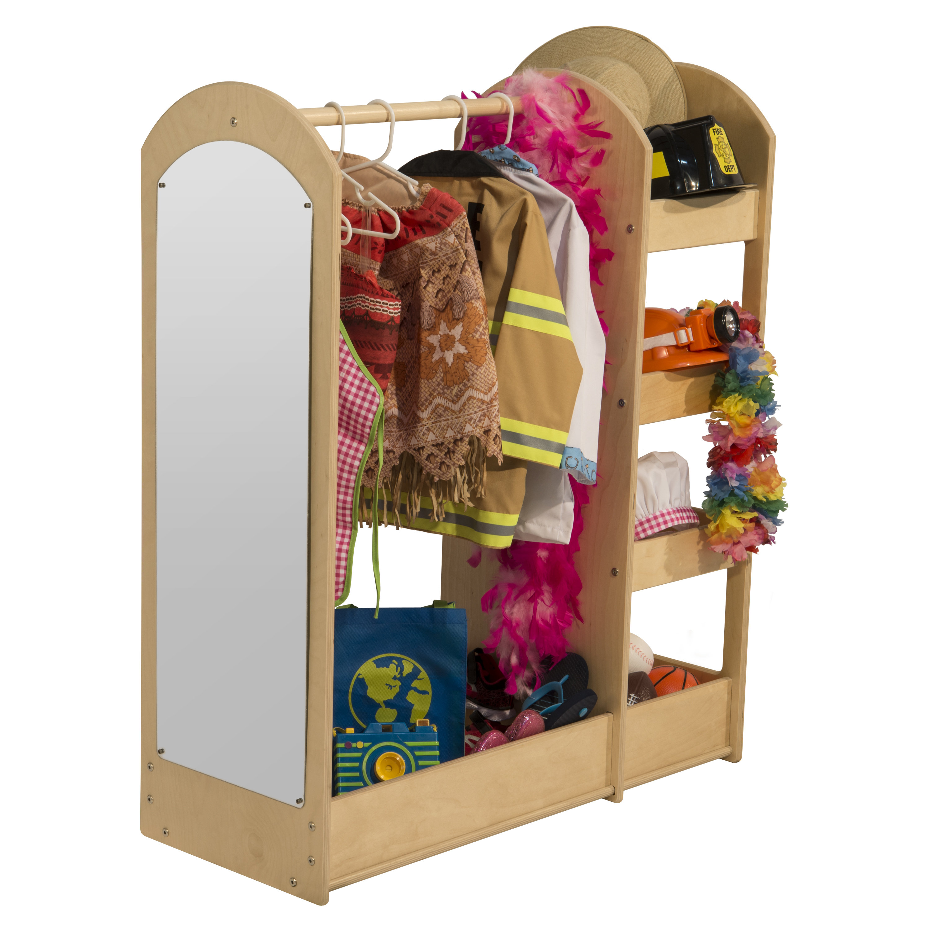 Wood Designs Contender See and Store Dress-Up Unit- Assembled | Wayfair