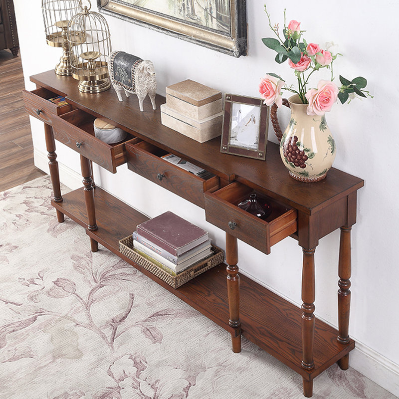 Canora Grey Solid Wood Console Table | Wayfair