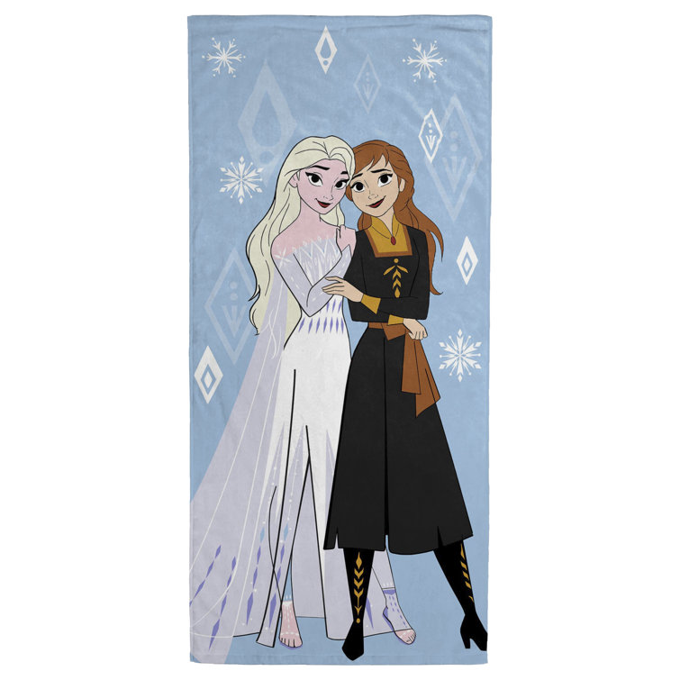 Disney Frozen 'Enchanted' Beach Towel Standard 100% Cotton | Wayfair.co.uk