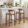 Millwood Pines Clayt Mid Century Modern Bar Stools 26.5" Counter Stools ...