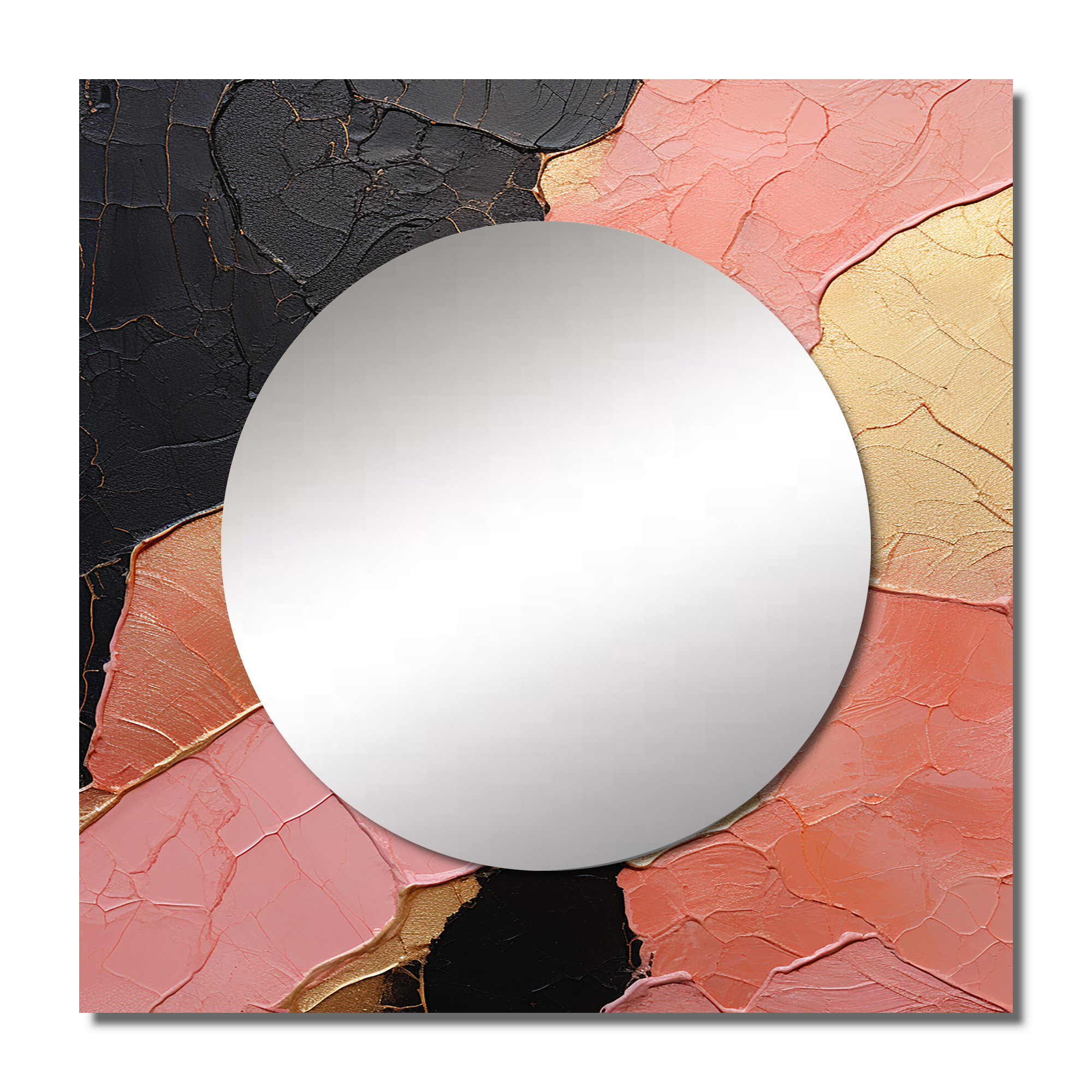 East Urban Home Elik - Minimalism Pink Poteries I Abstract Spirals ...