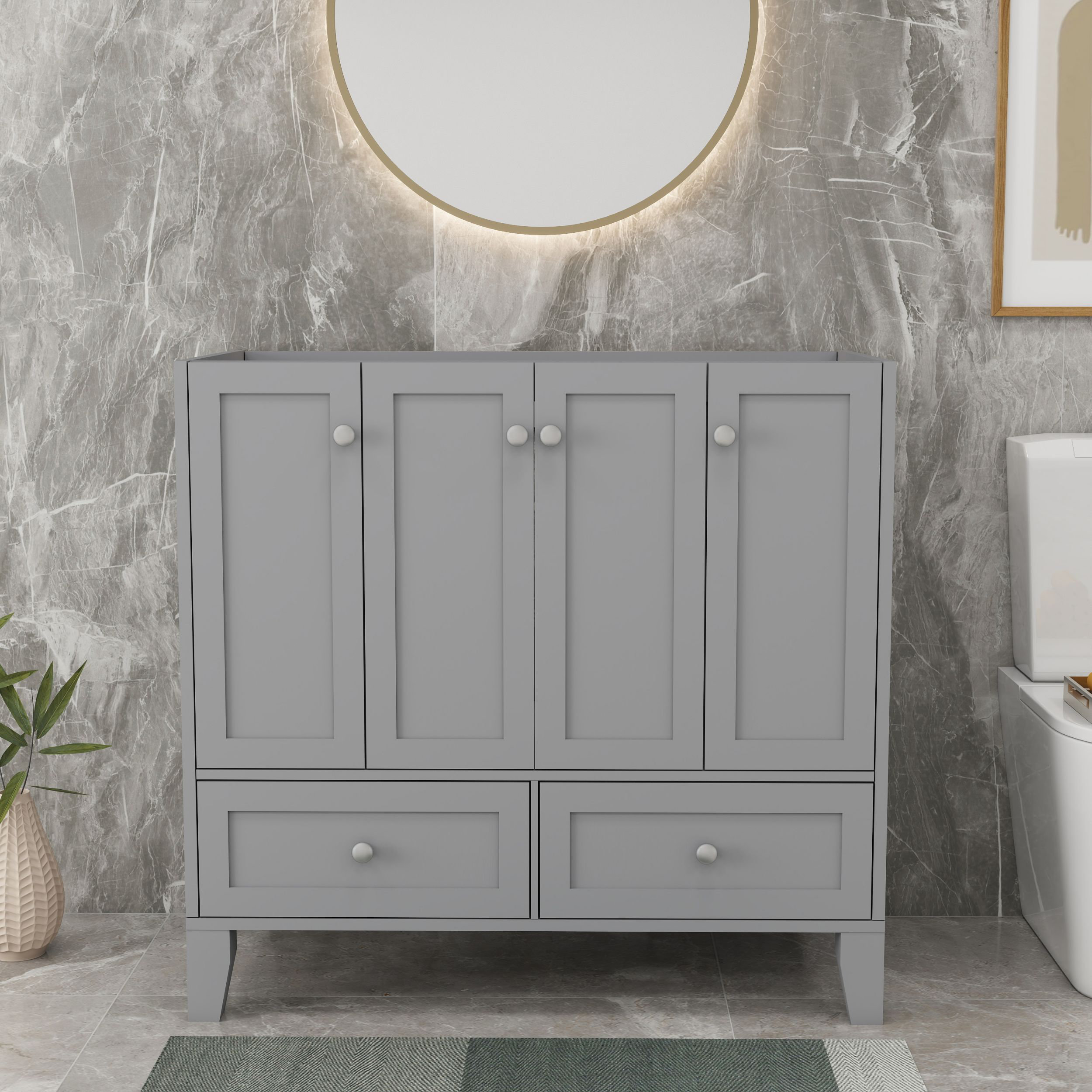 Inle 35 5 Single Bathroom Vanity Base Only Wayfair