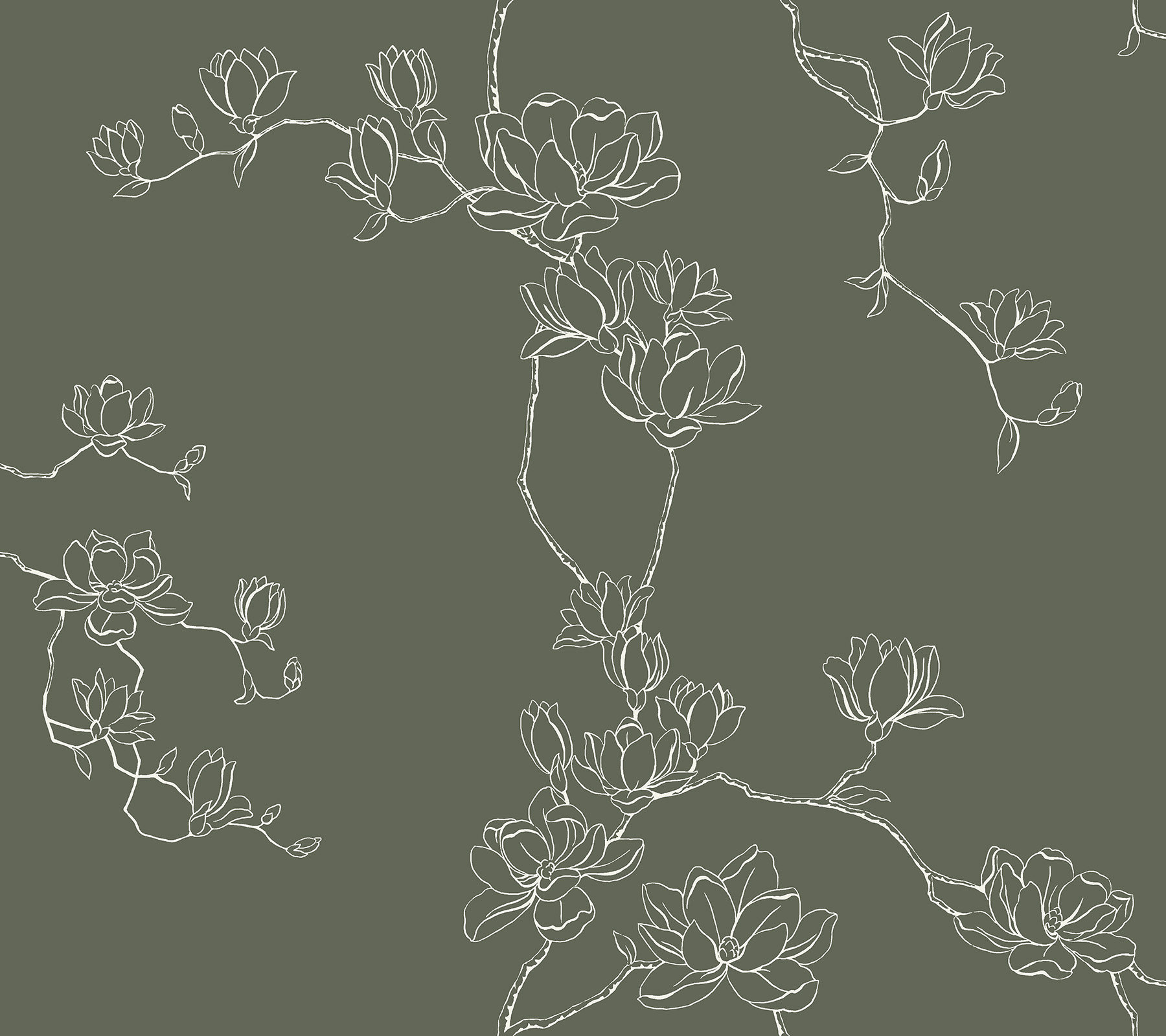 York Wallcoverings Magnolia Beige Branches Wallpaper & Reviews ...