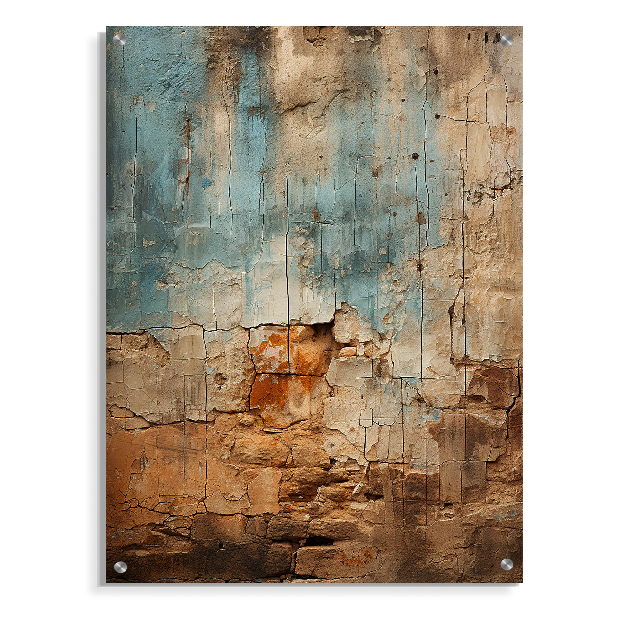 Design Art Hebrew Western Wall Collage I - Judaism Acrylic Wall Art For ...