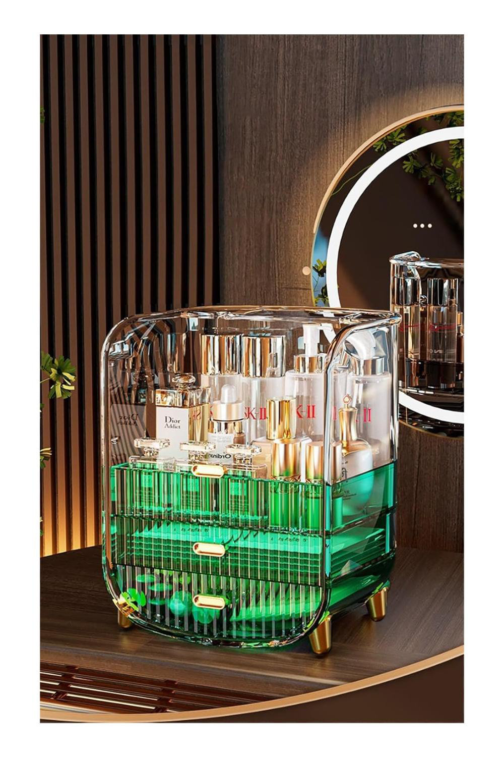 Everly Quinn Large Clear Makeup Organizer Cosmetic Organizer, Acrylic ...