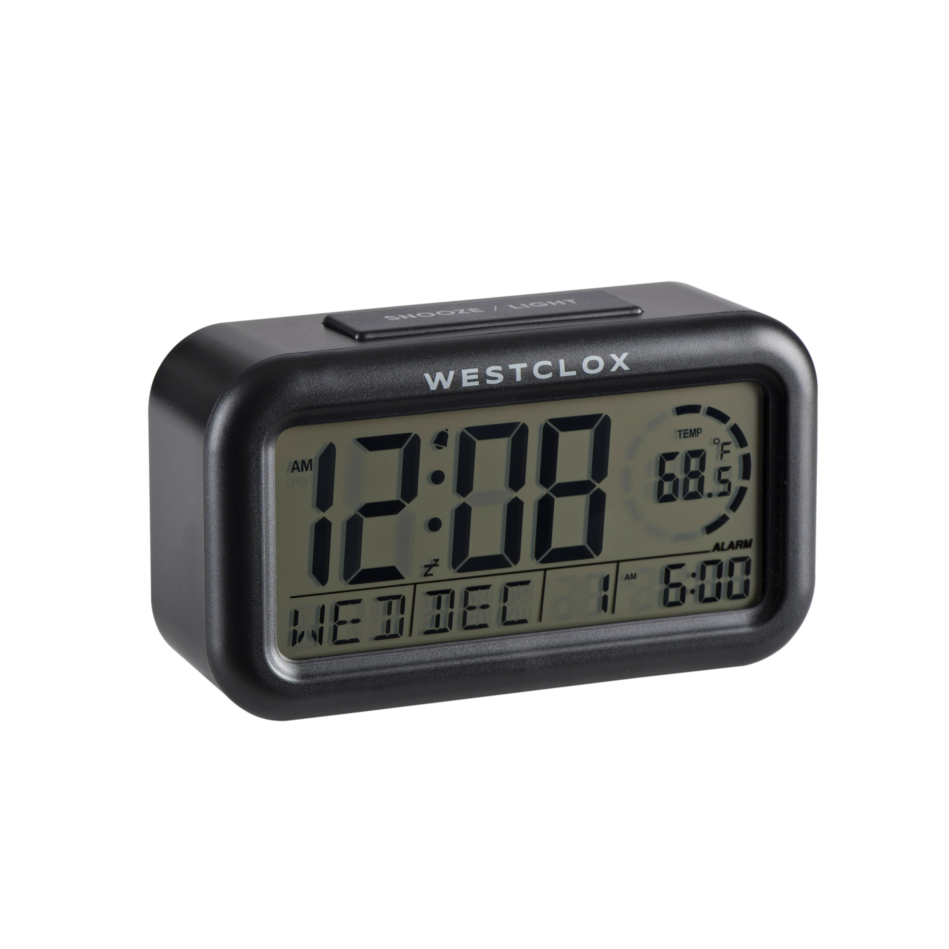 Westclox Digital Quartz Movement / Crystal Tabletop Clock with Alarm in ...