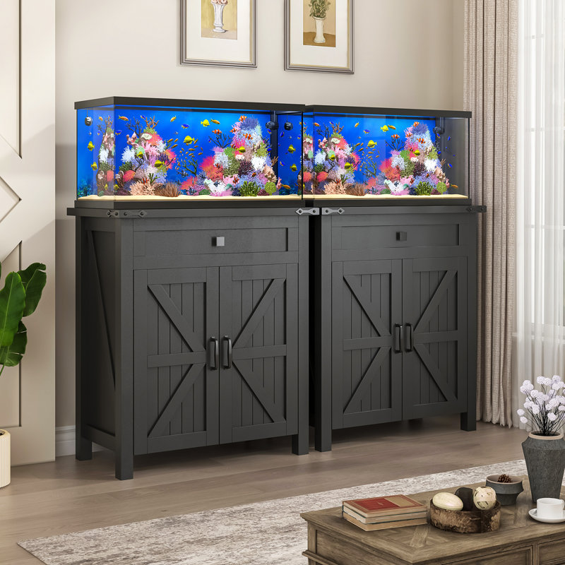 Tucker Murphy Pet™ 20 Gallon Aquarium Stand With Charging Station ...