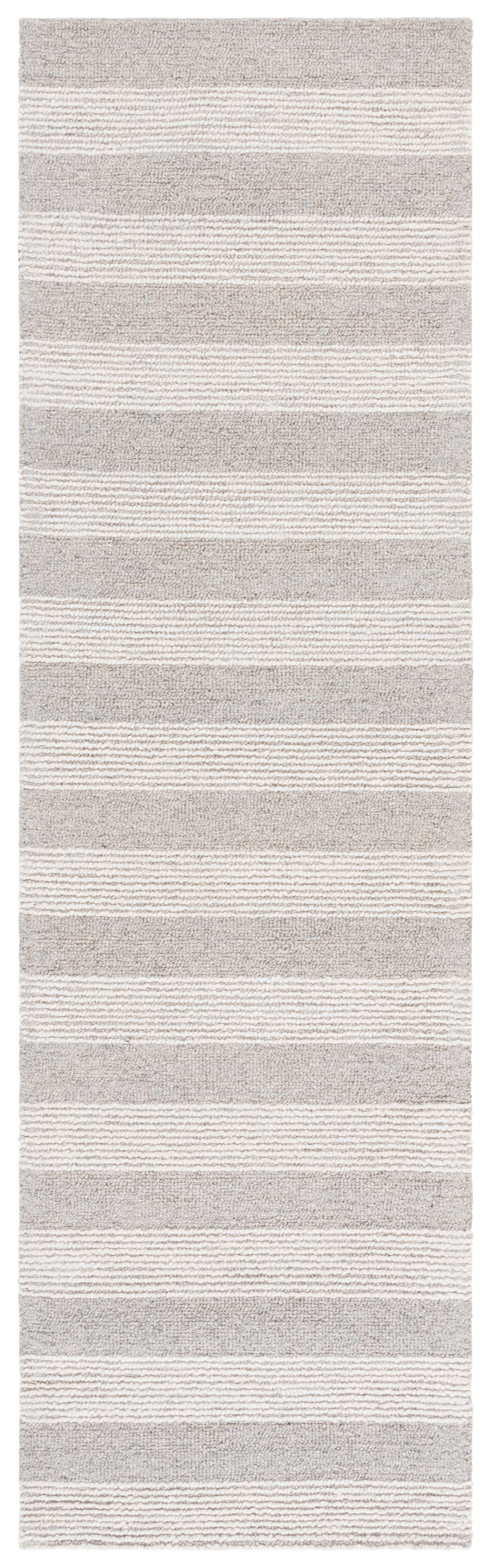 Latitude Run® Pine 801 Hand Tufted Wool; Cotton; Latex Striped Rug in ...