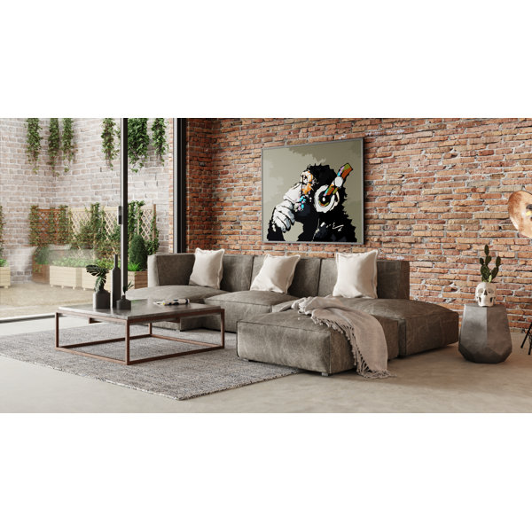 Hokku Designs Maury 3 - Piece Upholstered Sectional - Wayfair Canada