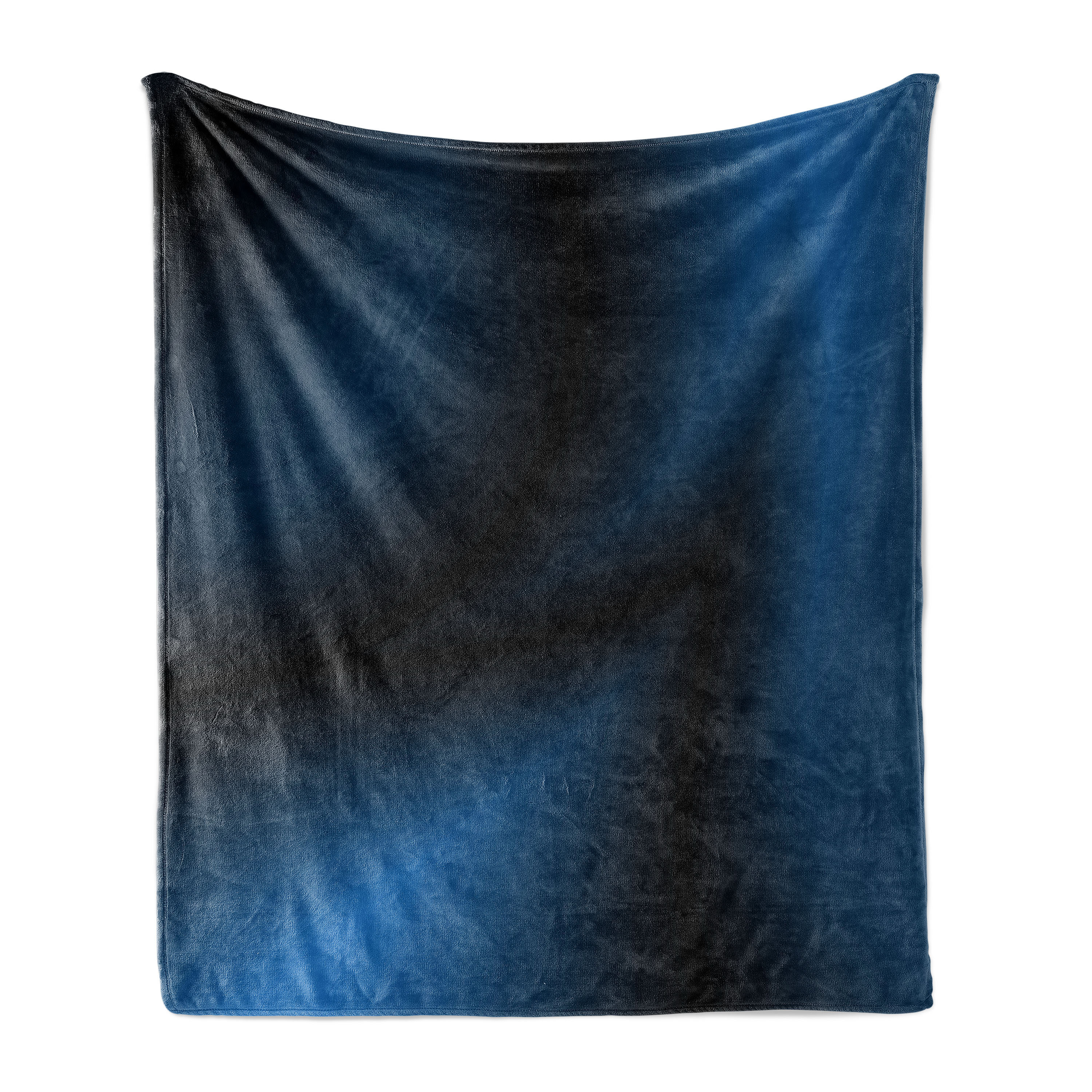 Ambesonne Navy Fleece Throw Blanket Deep in the Ocean Sealife | Wayfair