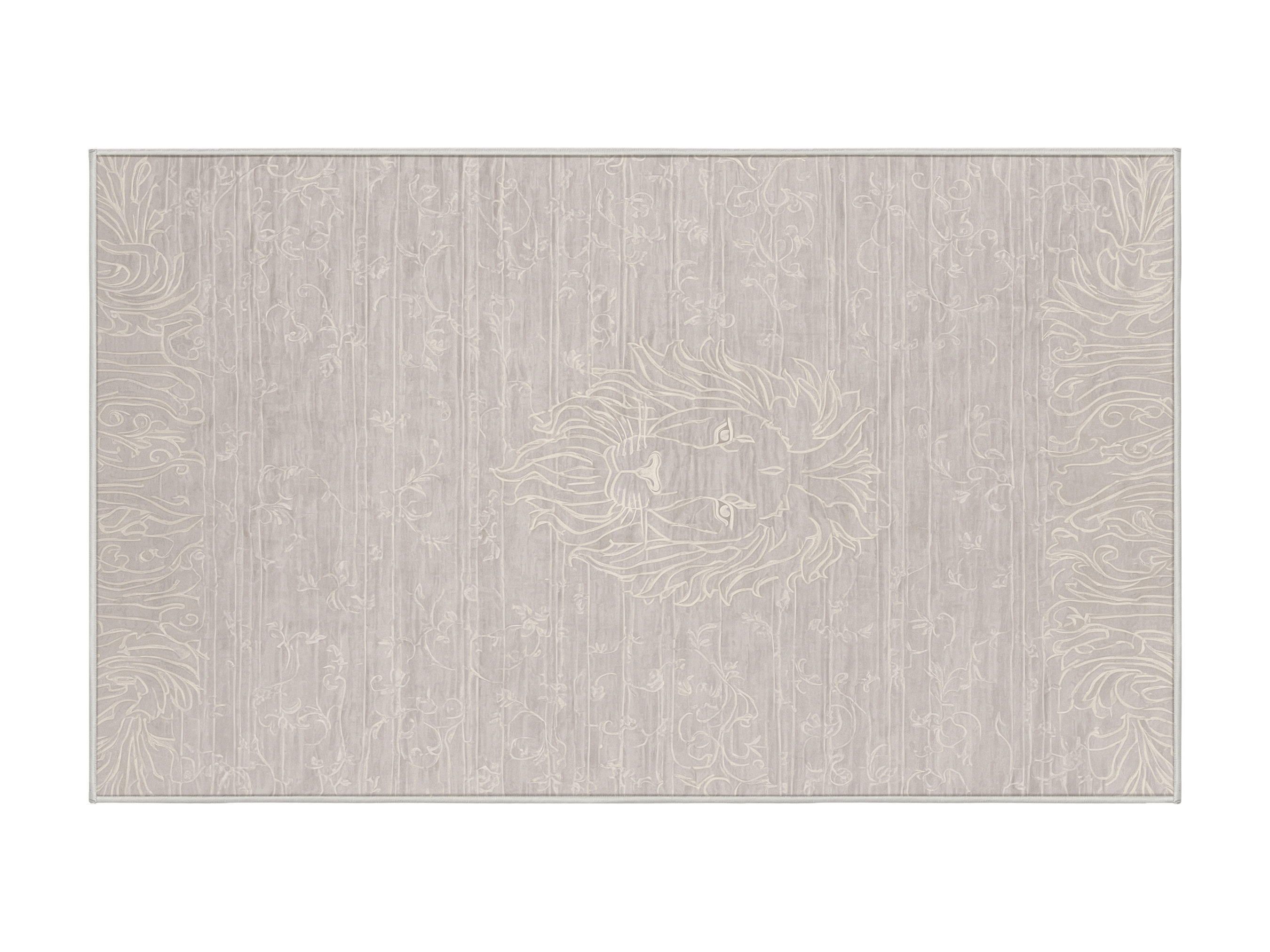 Rosdorf Park Machine Washable Beige Area Rug | Wayfair