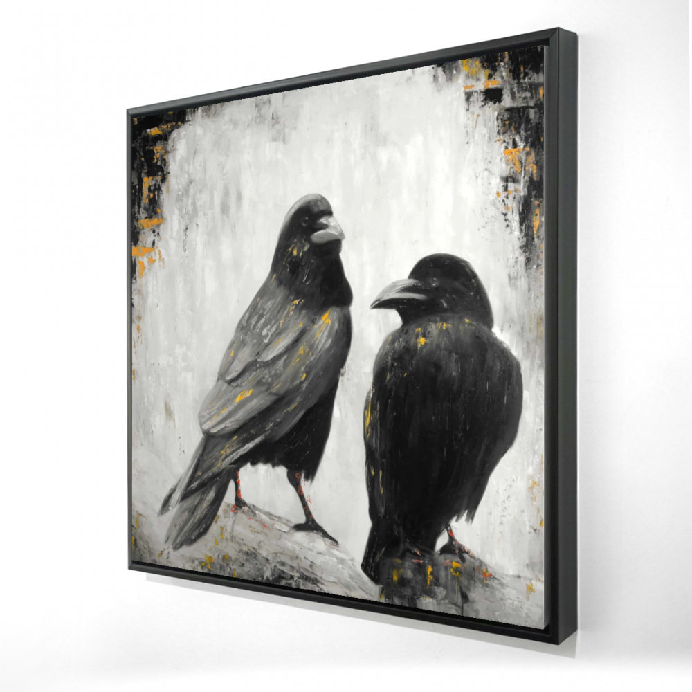 Begin Edition International Inc. " Two Crows Birds " | Wayfair