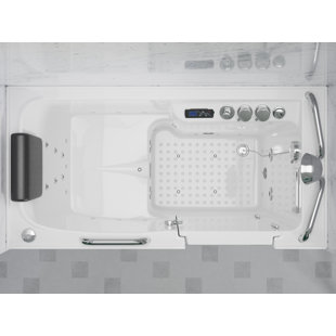 Integrated Seat Bathtubs You'll Love | Wayfair
