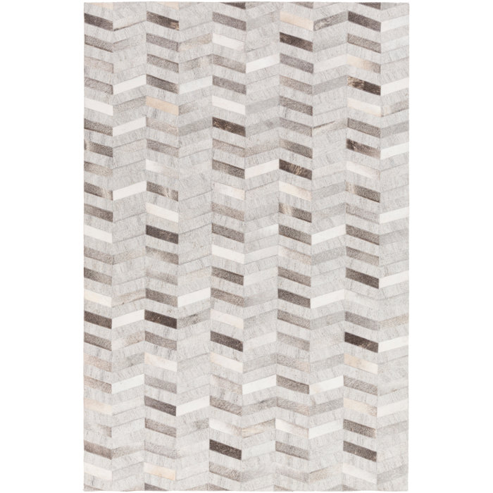 Williston Forge Armando Chevron Khaki/Brown Area Rug & Reviews | Wayfair