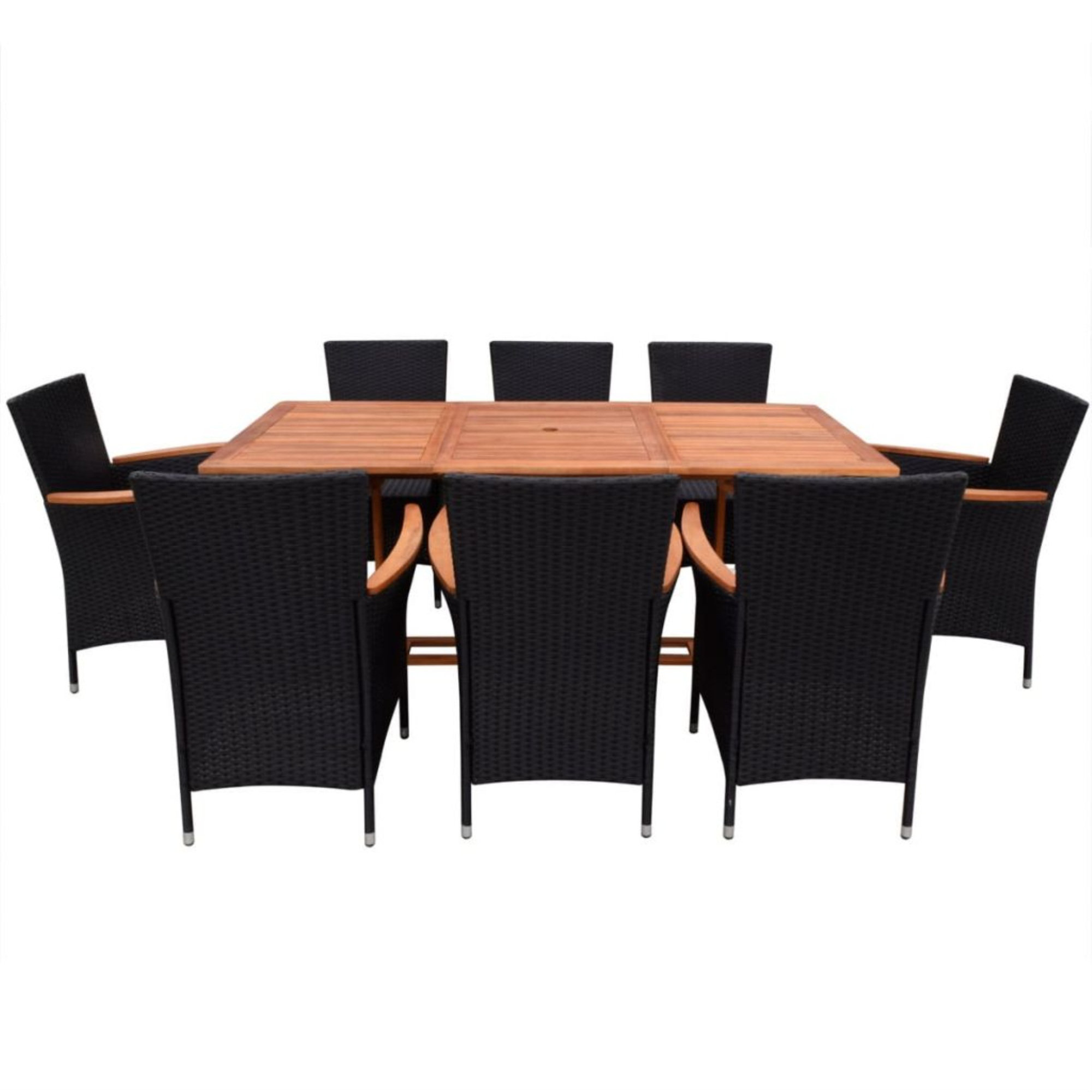 Brayden Studio Ellison 9 Piece Dining Set with Cushions & Reviews ...