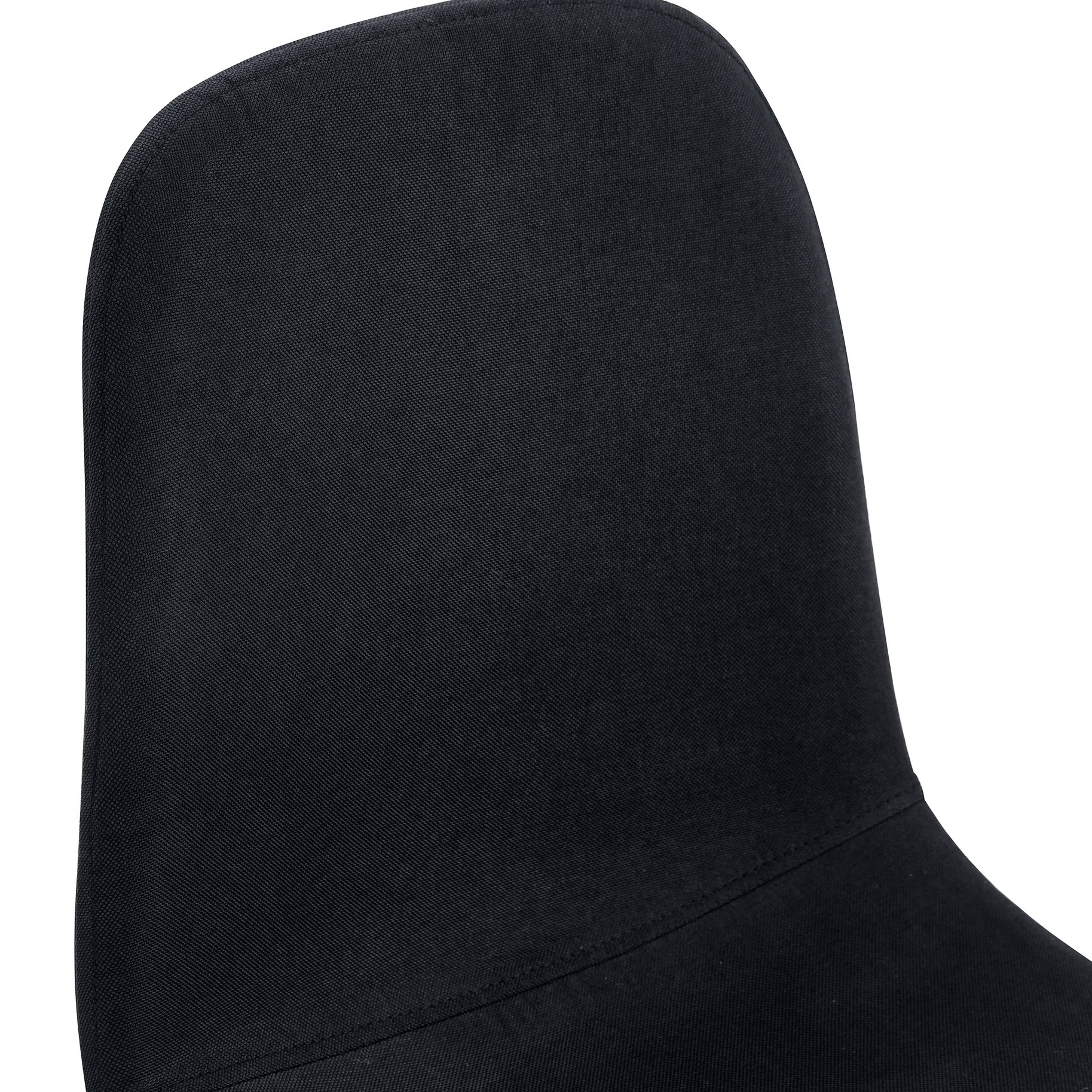 Latitude Run® Of 4 Black Linen - Cotton High Resilience Luxury Dining ...