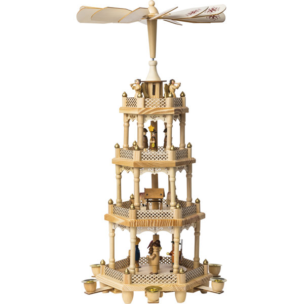 The Seasonal Aisle Forest Christmas Pyramid 3 Floors | Wayfair.co.uk
