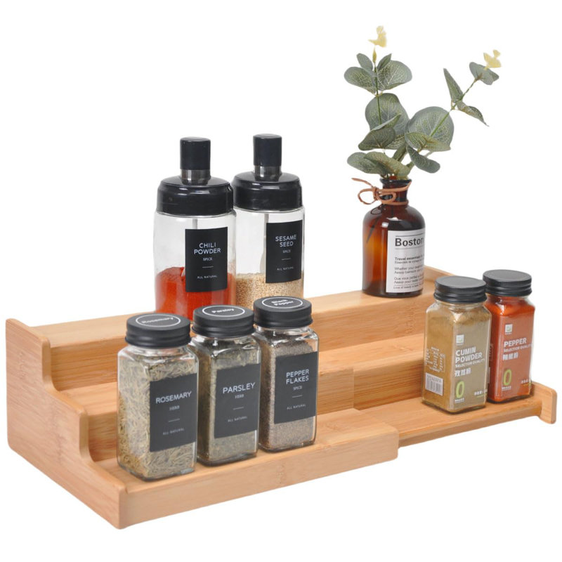 Latitude Run® 2-Pack Cabinet Spice Rack Organizer, Cabinet Spice ...