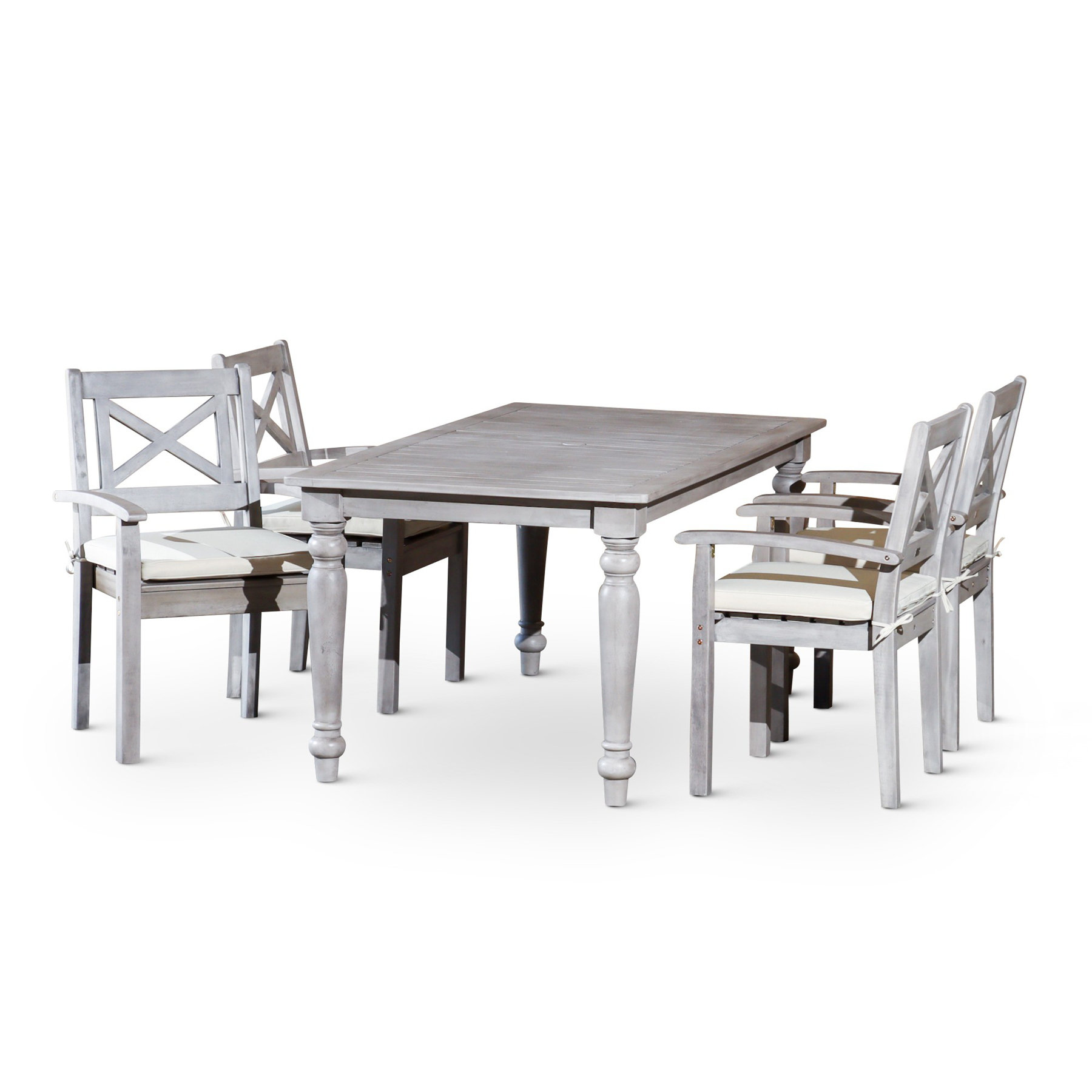 One Allium Way® Rectangular 5-Piece Dining Set | Wayfair