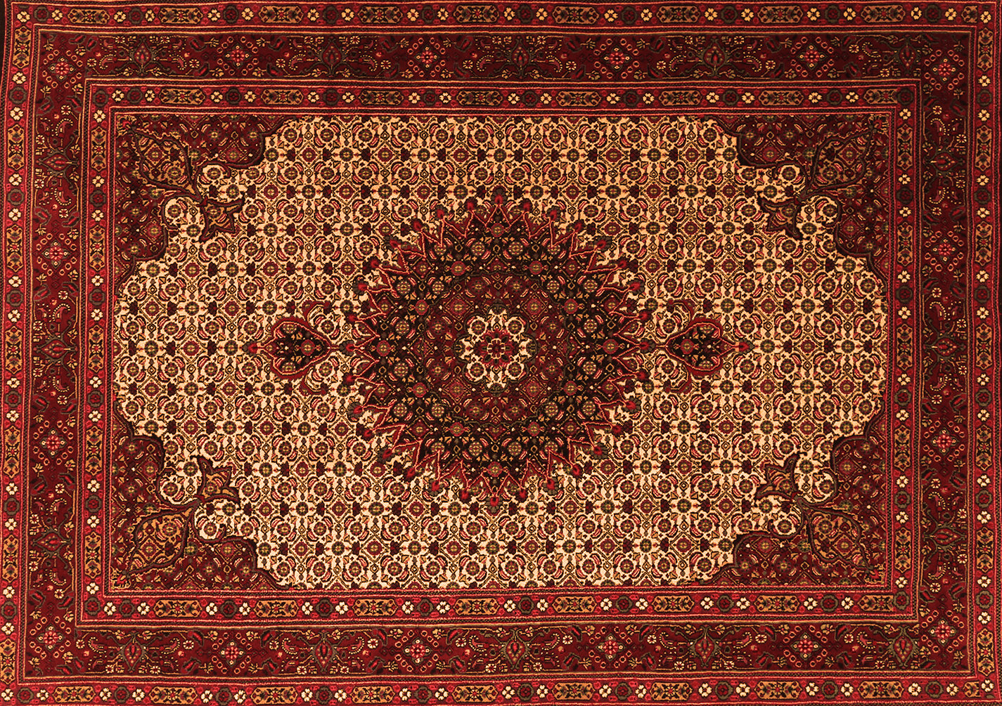 World Menagerie Gackle Oriental Machine Woven Rectangle 5' x 8' Wool ...