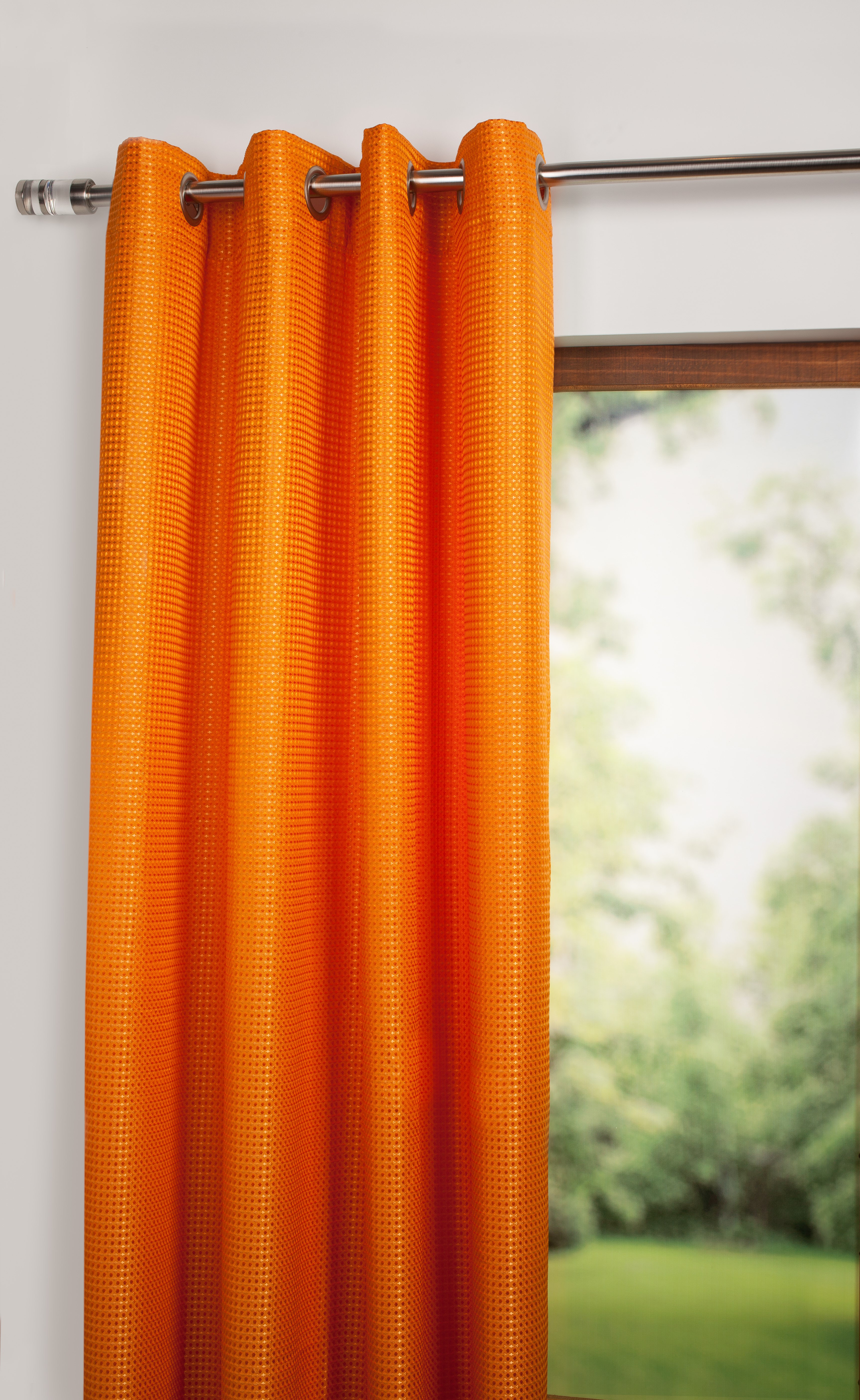 Latitude Run® Naleah Solid Semi-Sheer Single Curtain Panel | Wayfair
