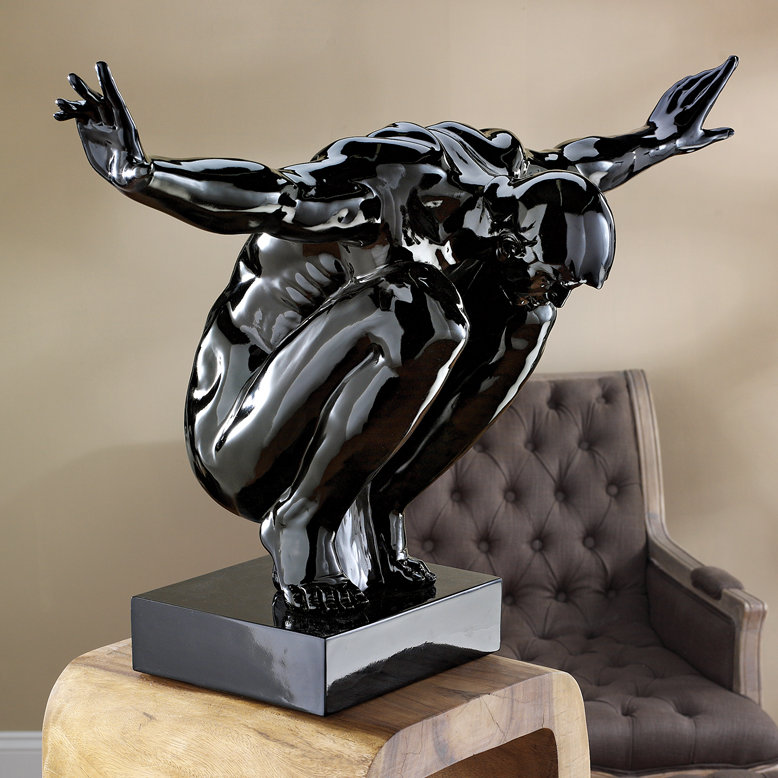 Design Toscano Sustained Ambition Modern Male Figurine & Reviews | Wayfair